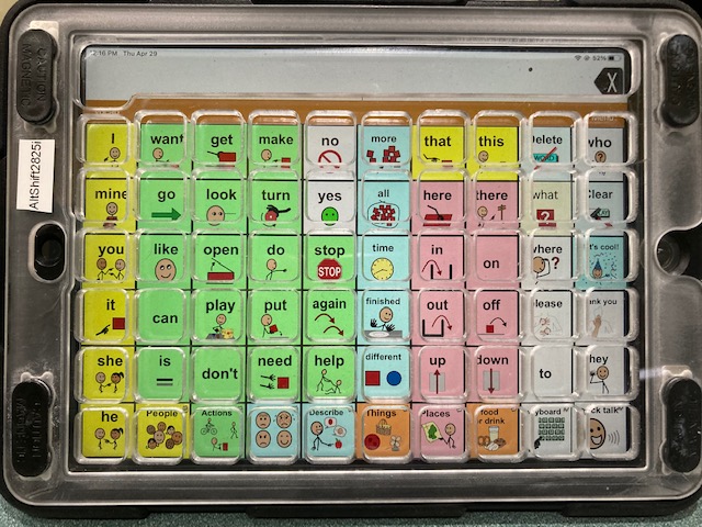 ProSlate10 keyguard for TouchChat WordPower (60 location) | Alt+Shift