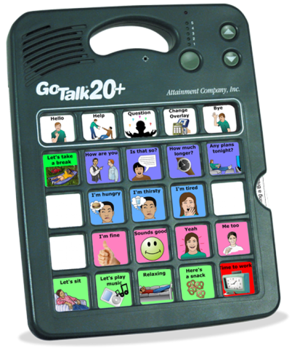 GoTalk 20+ with Carry Stand and Overlay Software | Alt+Shift